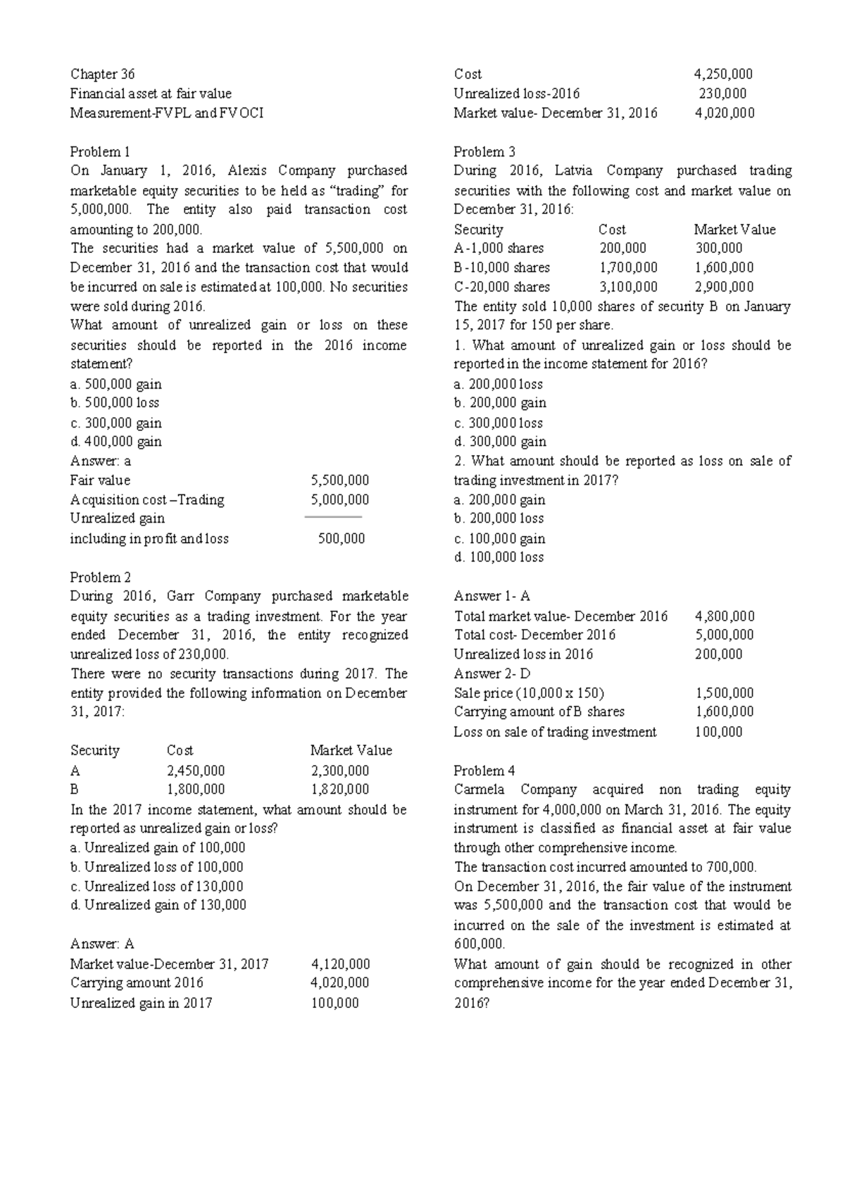 104-2 - Acctg 104 - Chapter 36 Financial asset at fair value ...