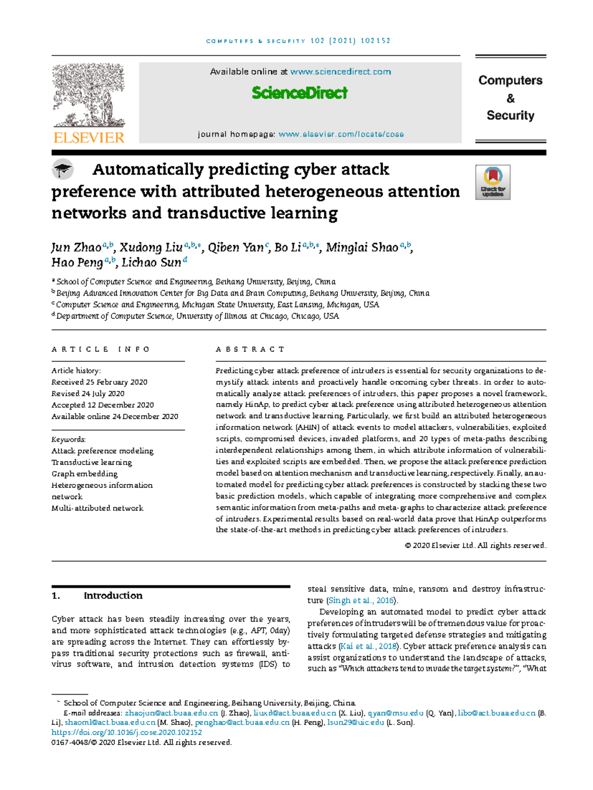 1-s2.0-S0167404820304259-main - Available online at sciencedirect j o u ...