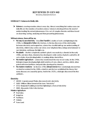 GEN 004 Modules 5-8 - Notes - Reading in Philippine History - Studocu