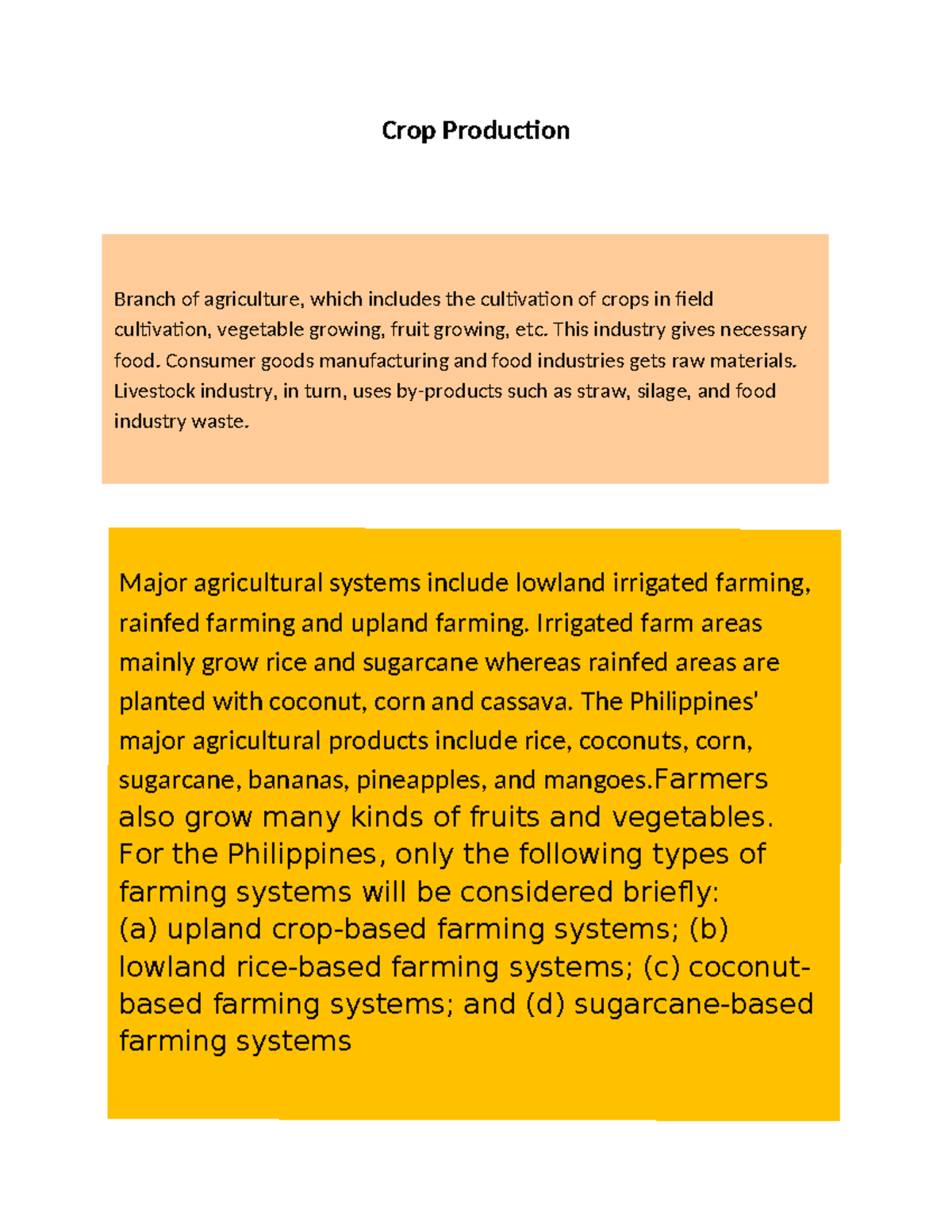 Crop Production-WPS Office - ####### Crop Production Branch of ...