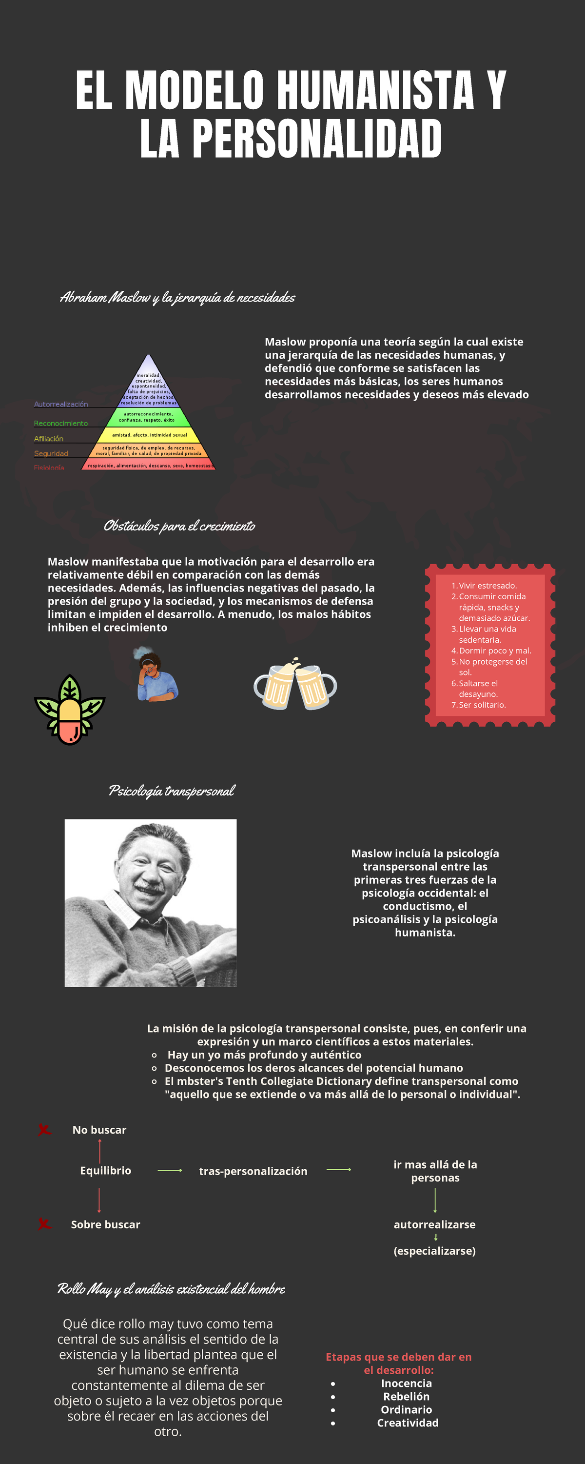 El modelo humanista y la personalidad - EL MODELO HUMANISTA Y LA ...