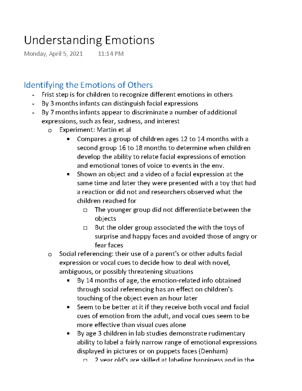 Understanding Emotions - Identifying the Emotions of Others Frist step ...