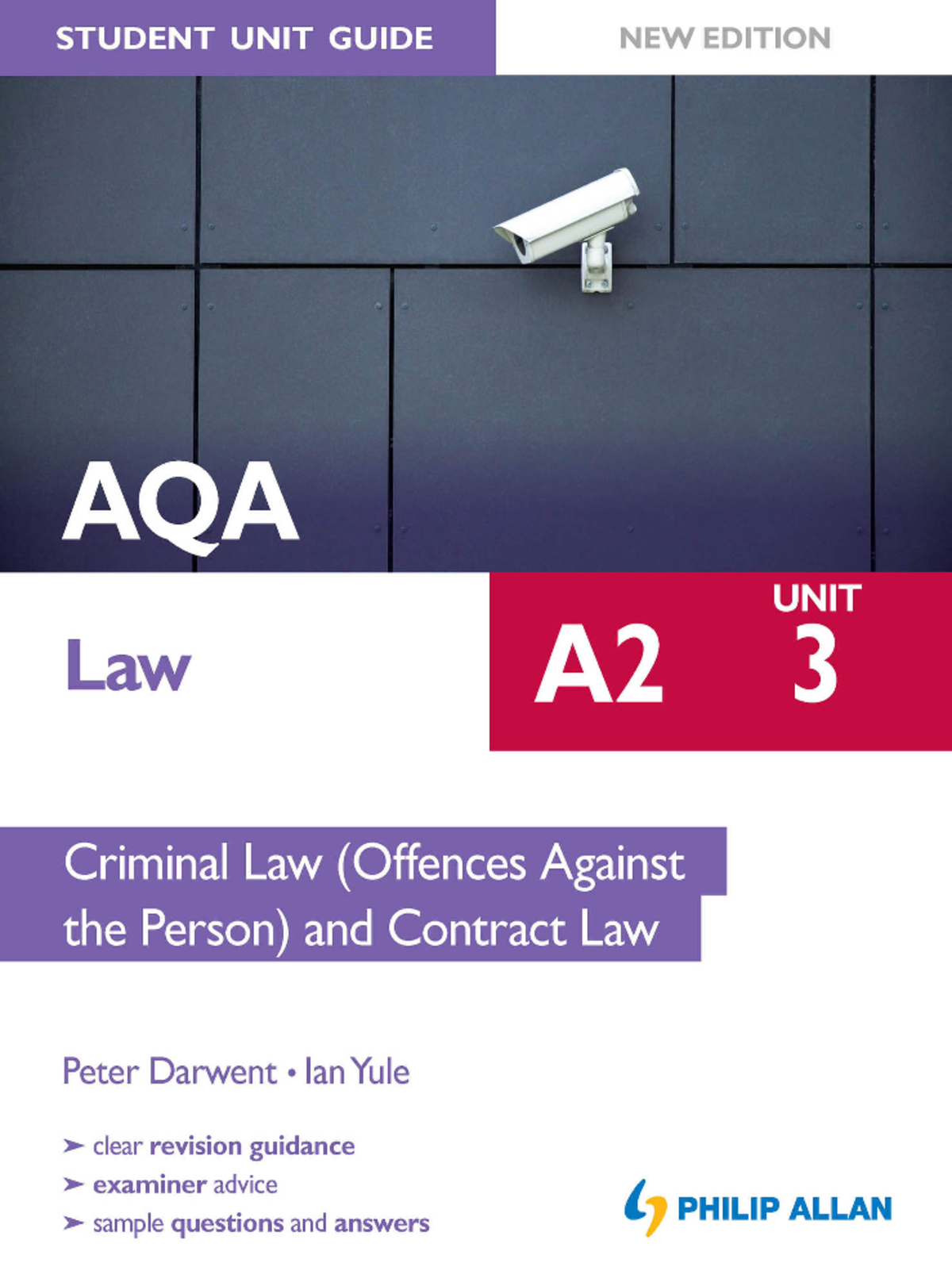 AQA A2 Law Student Unit Guide New Edition Unit 3 Criminal Law (O - NEW ...
