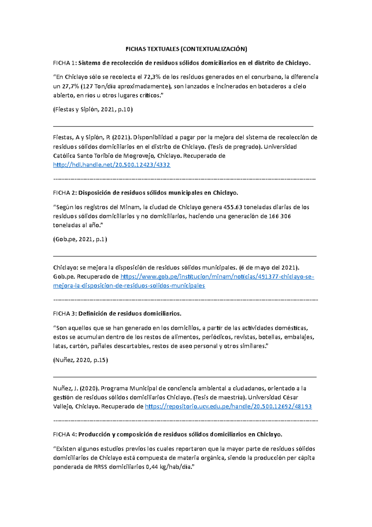 Fichas textuales _ TF - FICHAS TEXTUALES (CONTEXTUALIZACIÓN) FICHA 1 ...