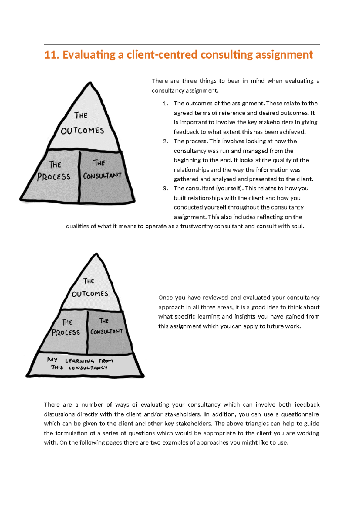 Evaluating consulting - 11. Evaluating a client-centred consulting ...