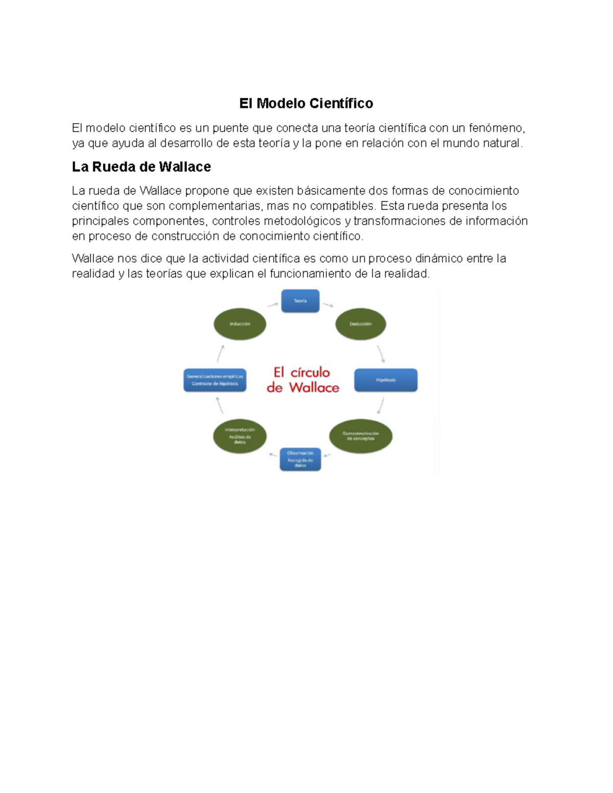 El Modelo Científico 1 - El Modelo Científico El modelo científico es ...