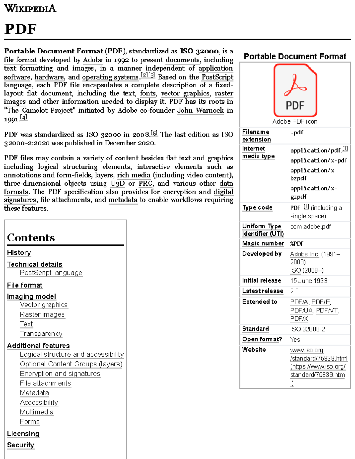 PDF - Wikipedia; this will not help you at all, I just want free access ...