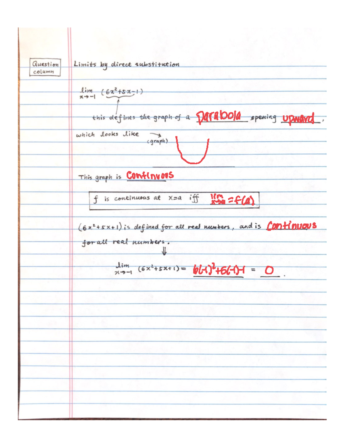 Math Notes 7 completed - MATH 021 - Studocu