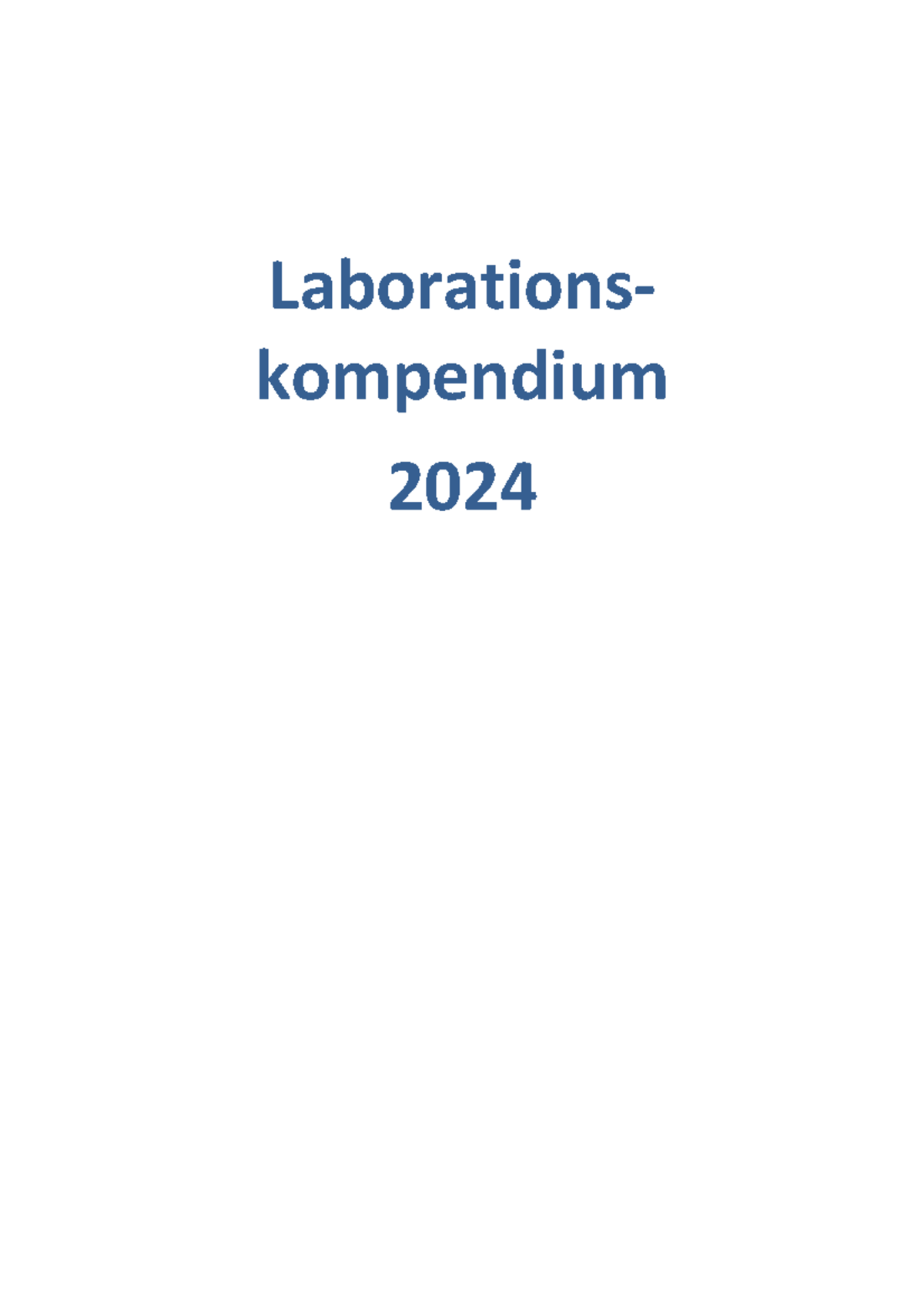 Lab-kompendium vt24 - lllllllllllll - Laborations- kompendium 2024 C ...