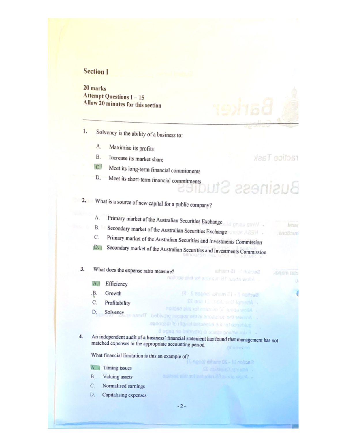 Business practice task - Studocu