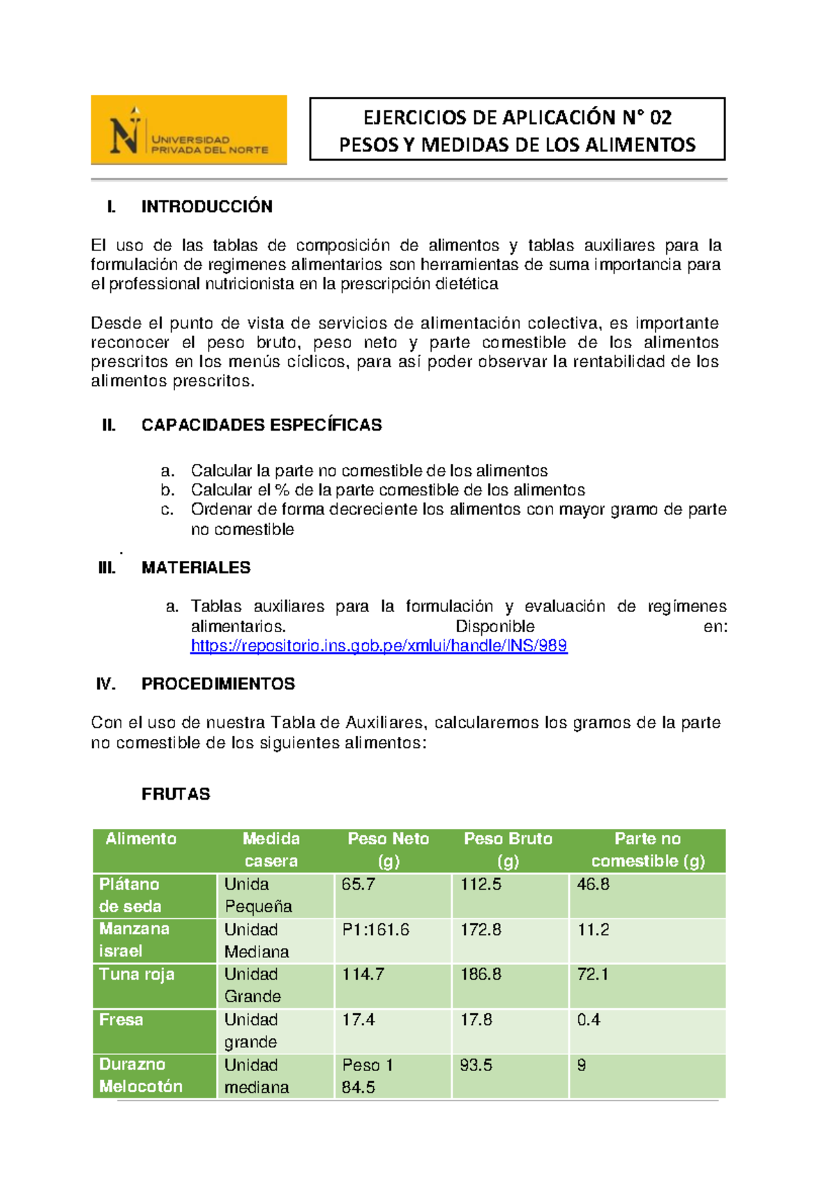 Guia Nº 2 SYPA 2024 - Macronutrientes - I. INTRODUCCIÓN El uso de las ...