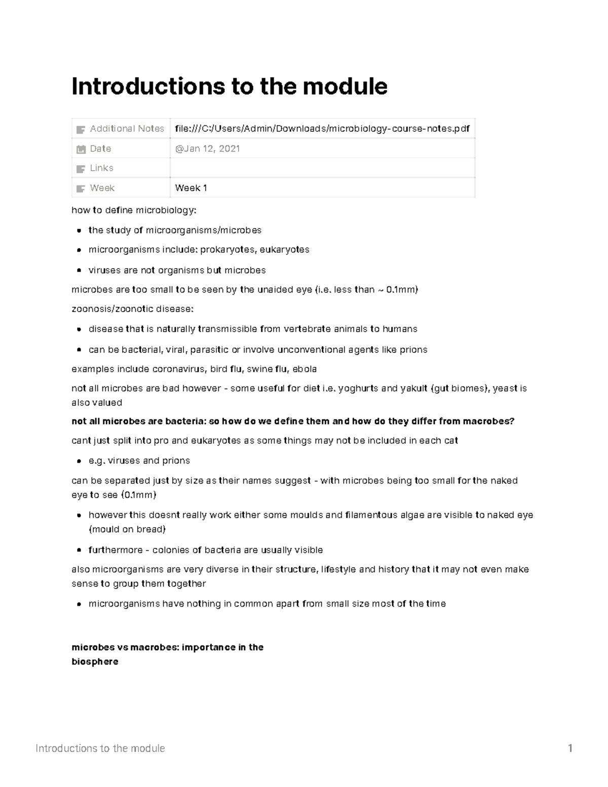 Introductions to the module - Introductions to the module Additional ...