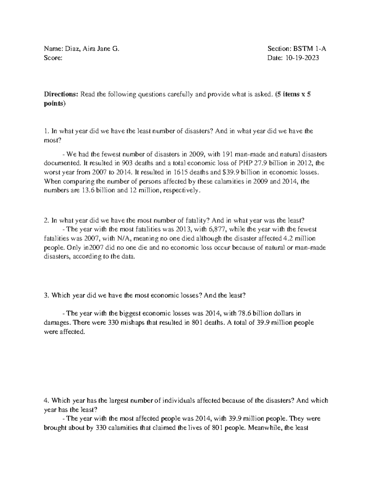 03 Worksheet 2 - NSTP - Copy - Copy - Name: Diaz, Aira Jane G. Section ...