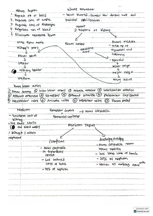Tutorial chapter 2 subjectives - Tutorial chapter 2: Cardiovascular system 1. State two main ...