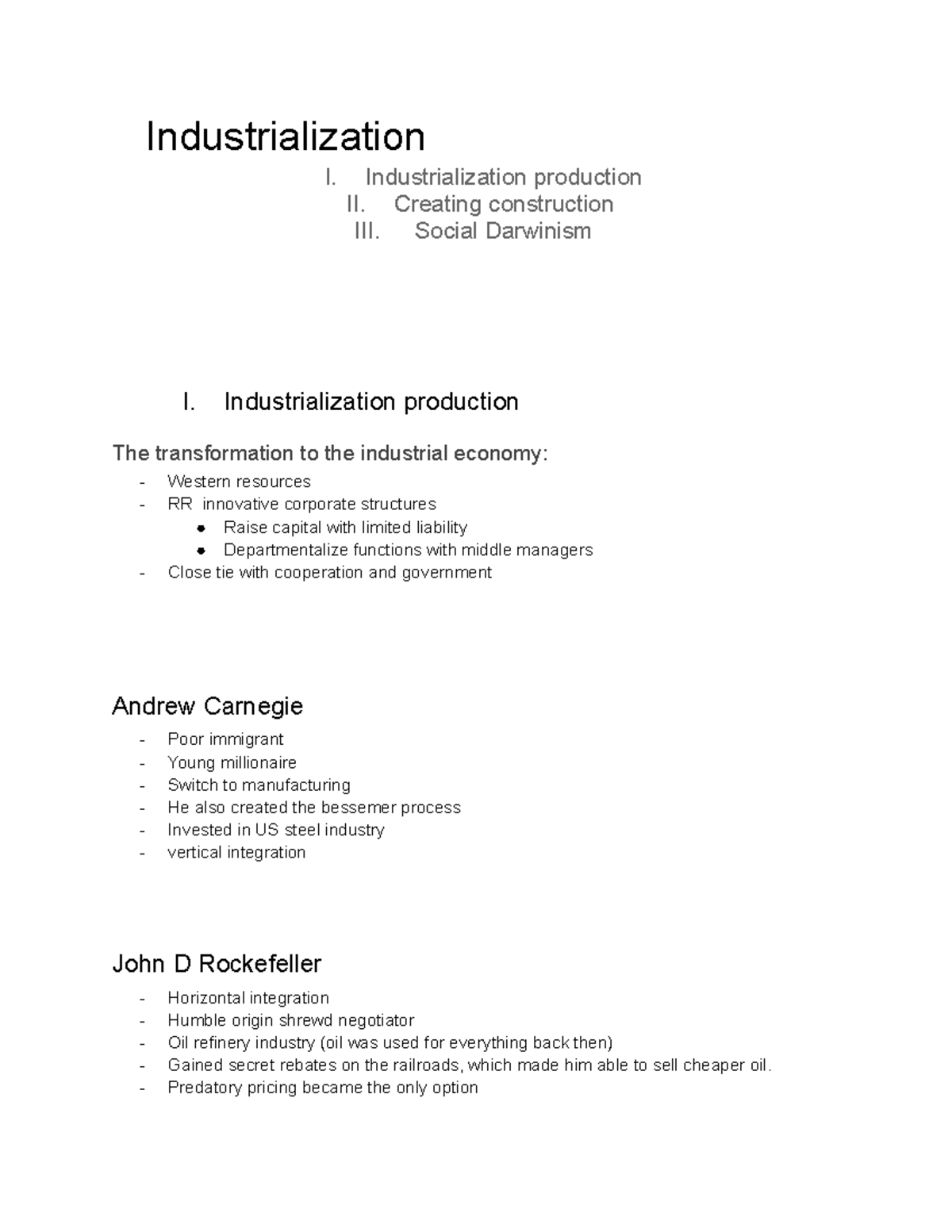 Industrialization-2 - American history industrialization notes ...