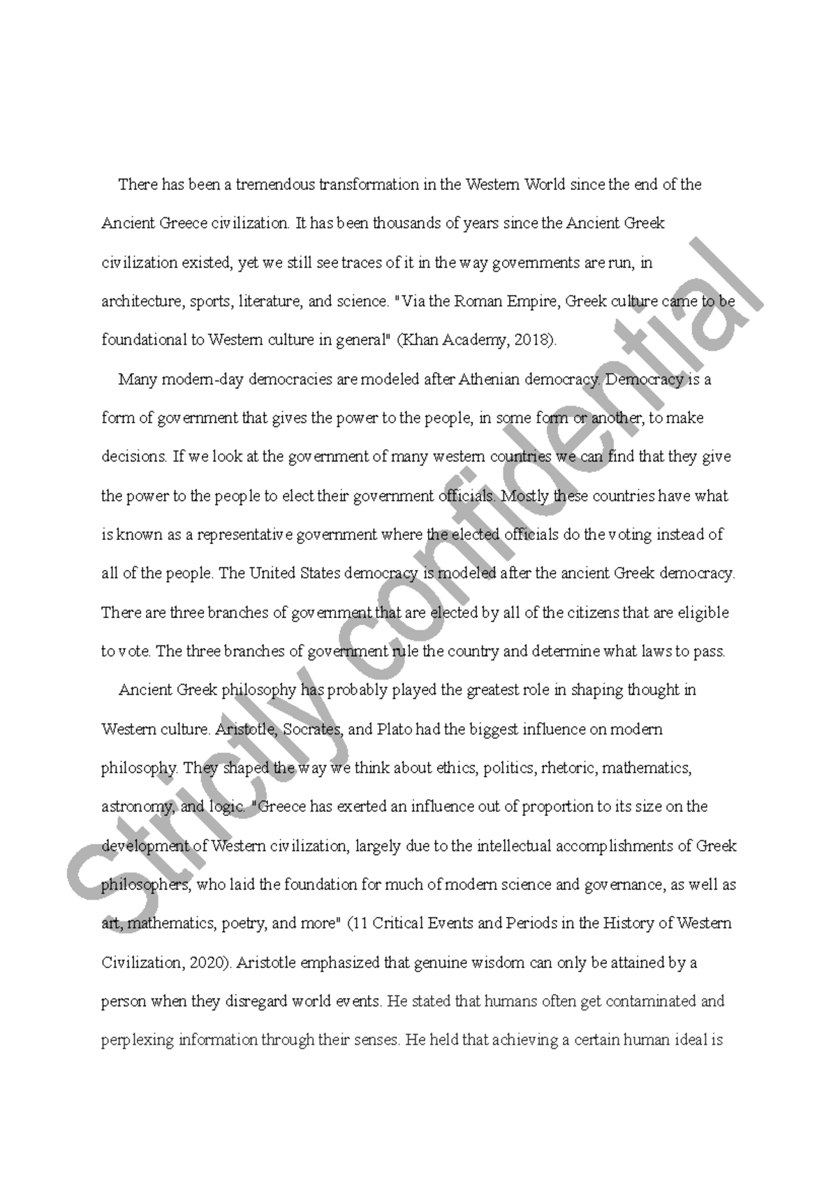 Week 2 Written Assignment - There has been a tremendous transformation ...