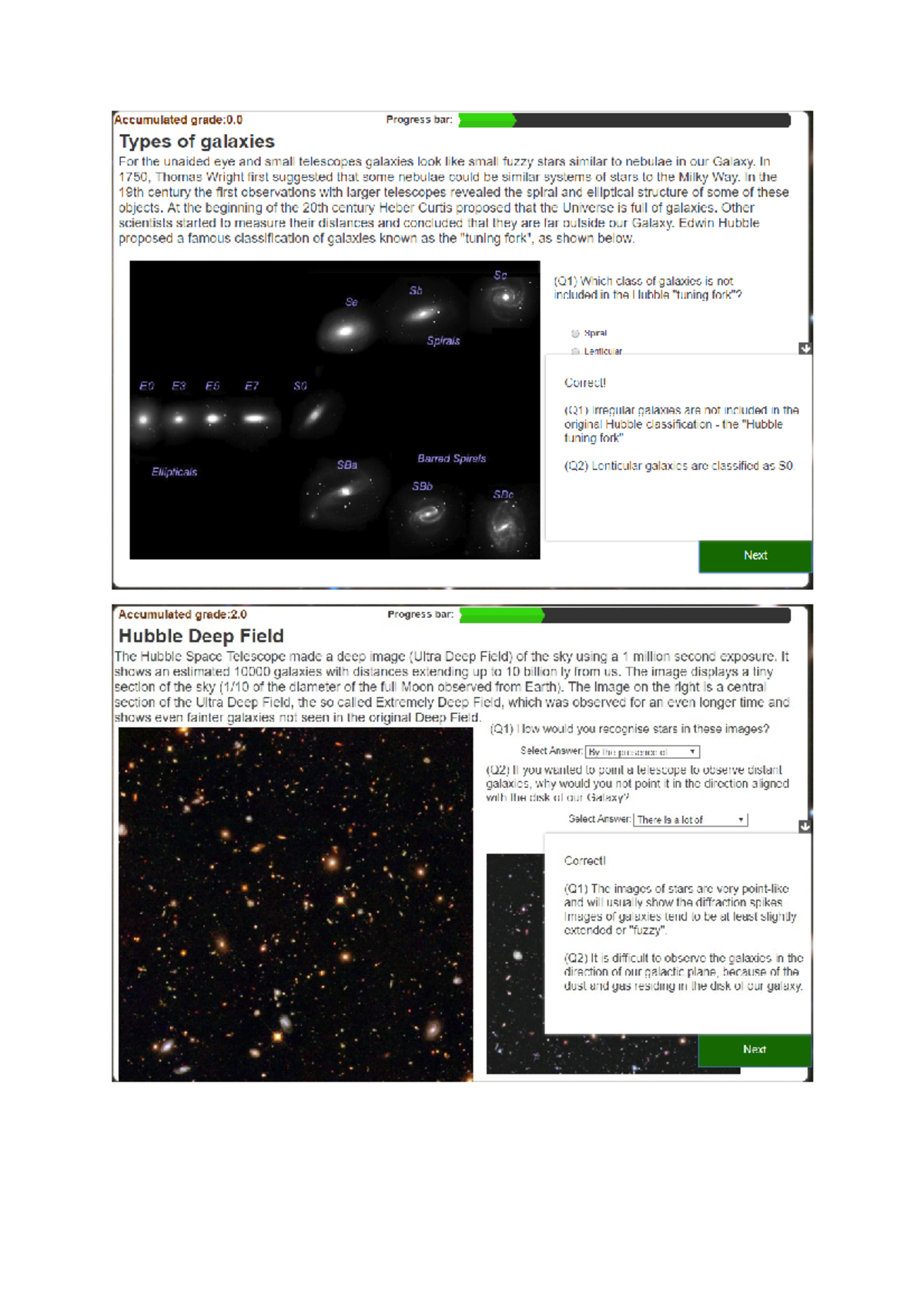 Lesson 20 - Galaxies and their Evolution - PHYS1160 - Studocu