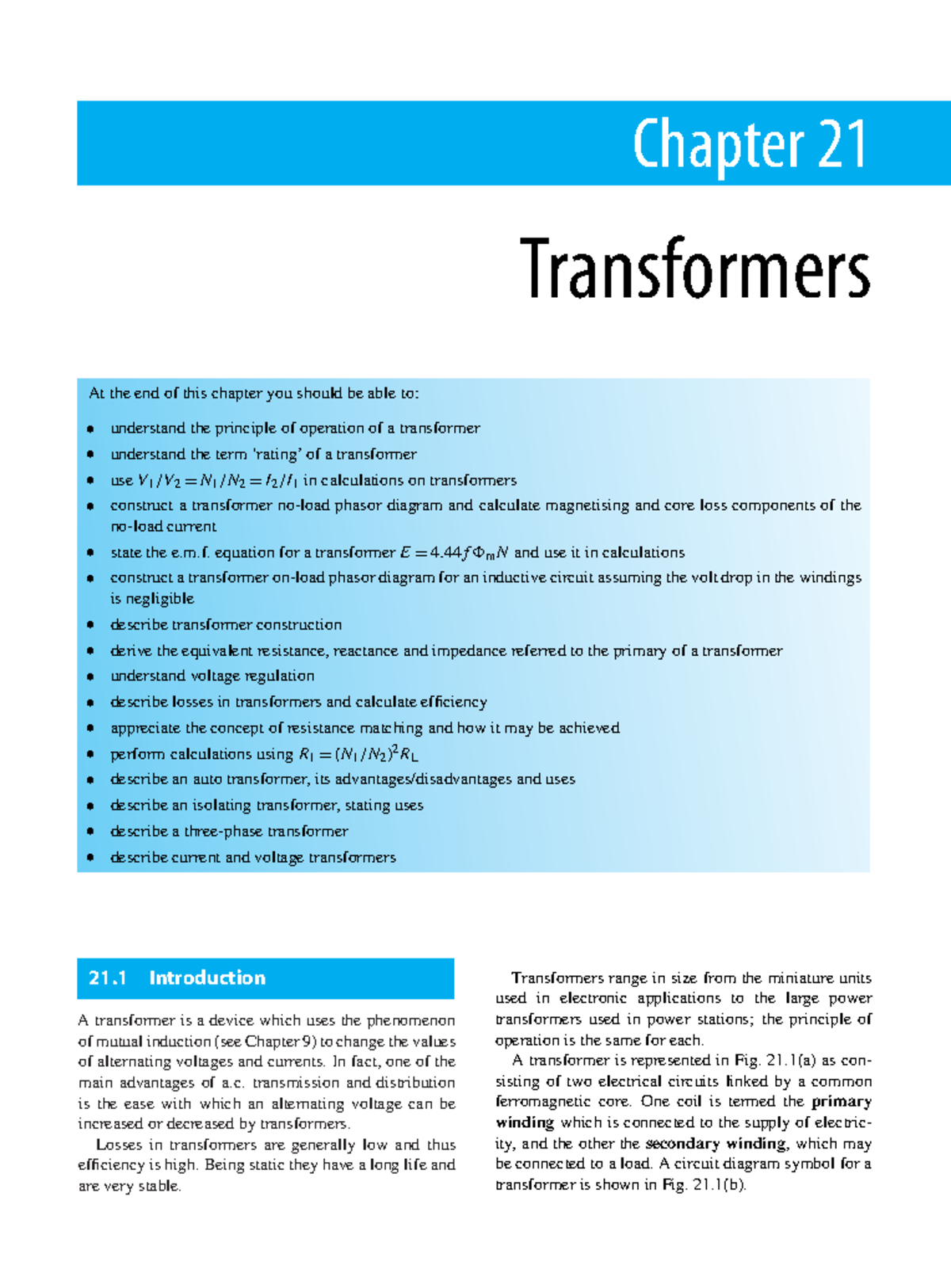 Electrical and Electronic Principles and Technology Third edition John ...