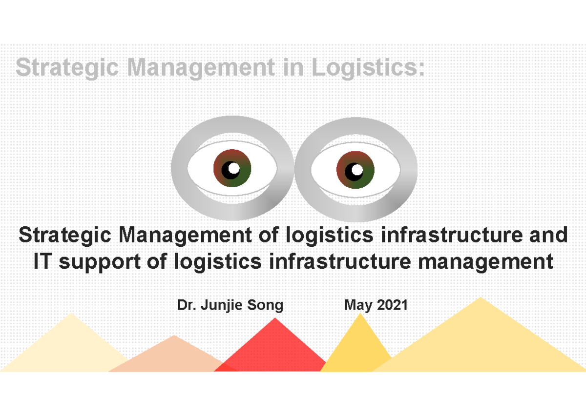 Part 1. Logistics Infrastructure c2f294b20e4b2bdd6917f4a4d90de792 ...