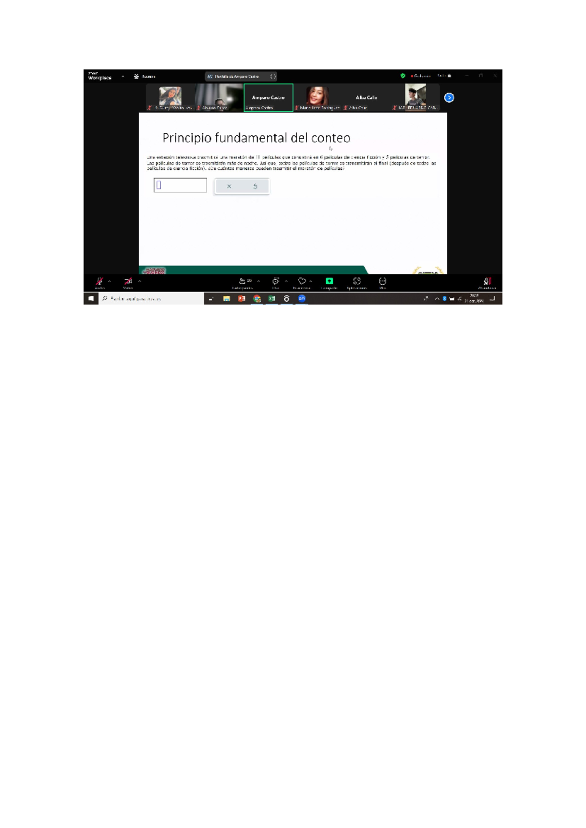 Probabilidades+ - fhdj - zoom Workplace Reunion AC Pantalla de Amparo ...