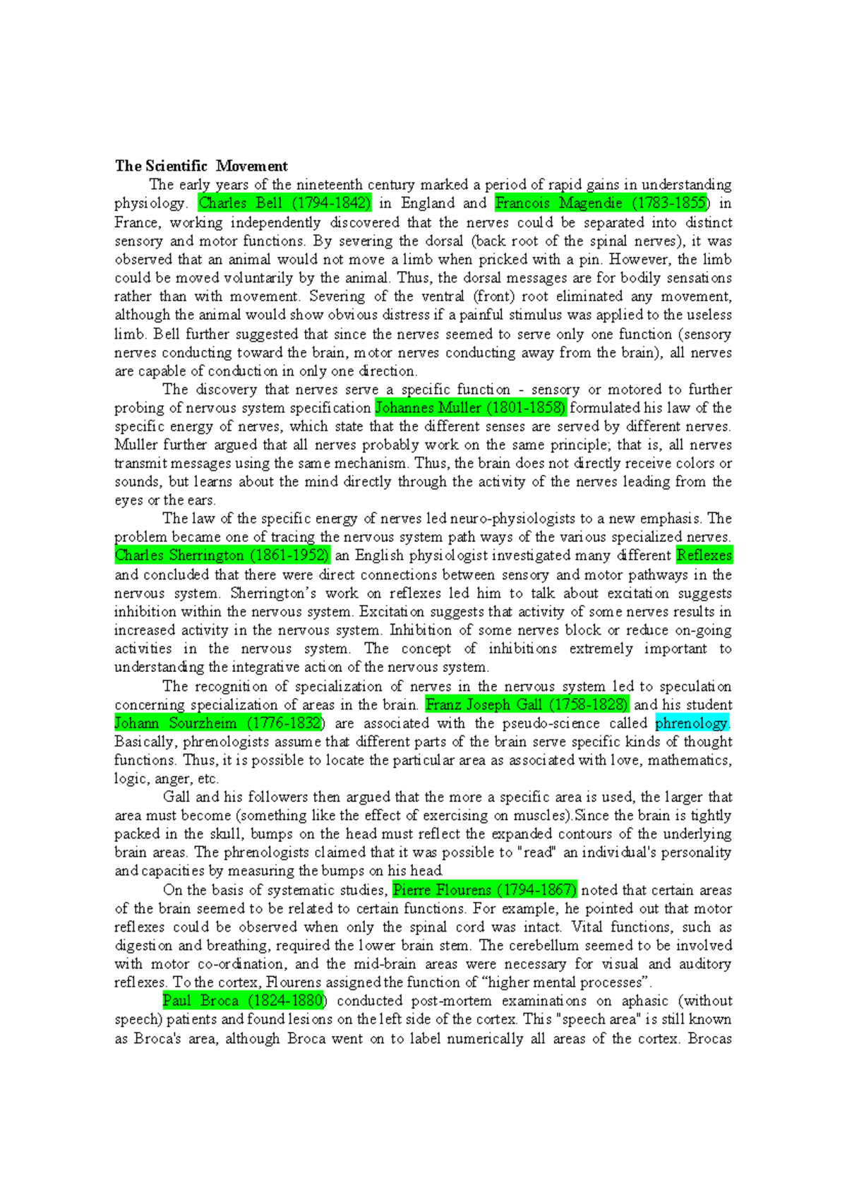History%20Of%20Physiological%20Psychology - The Scientific Movement The ...