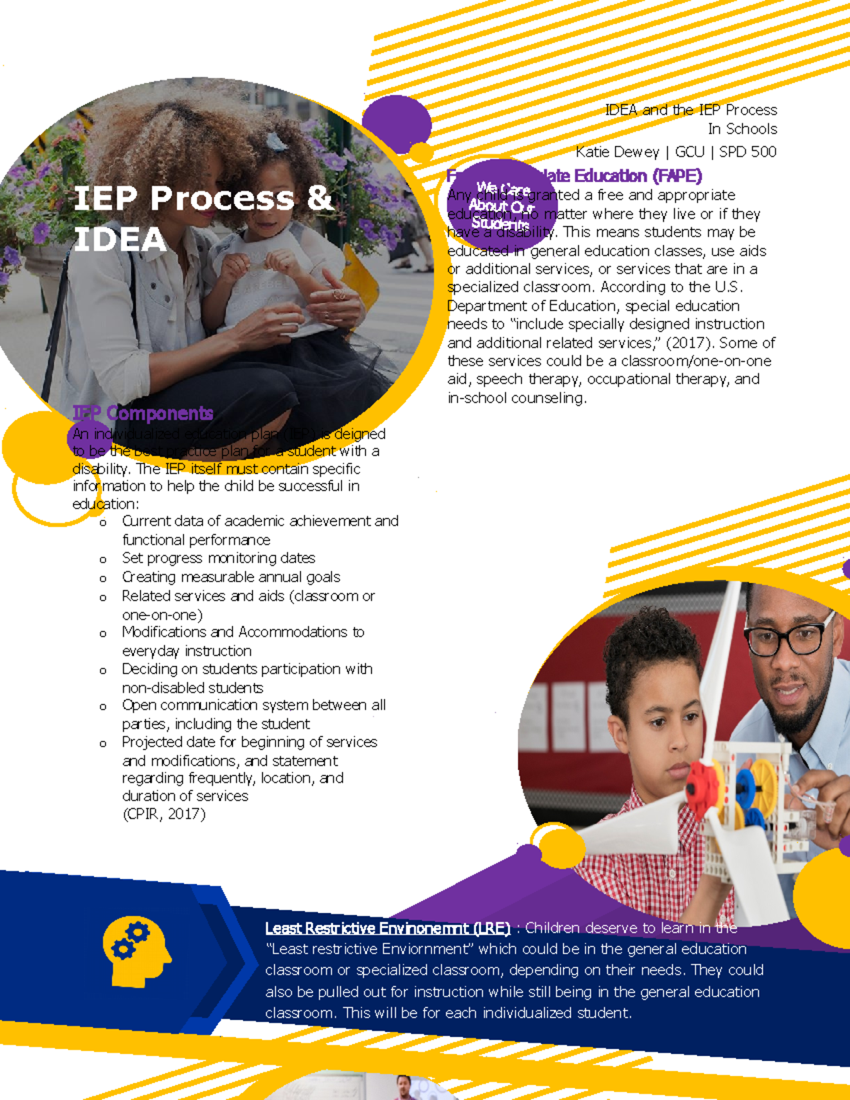 The IEP Process SPD 500 - PARENT TEACHERS ASSOCIATION 20XX We Care ...