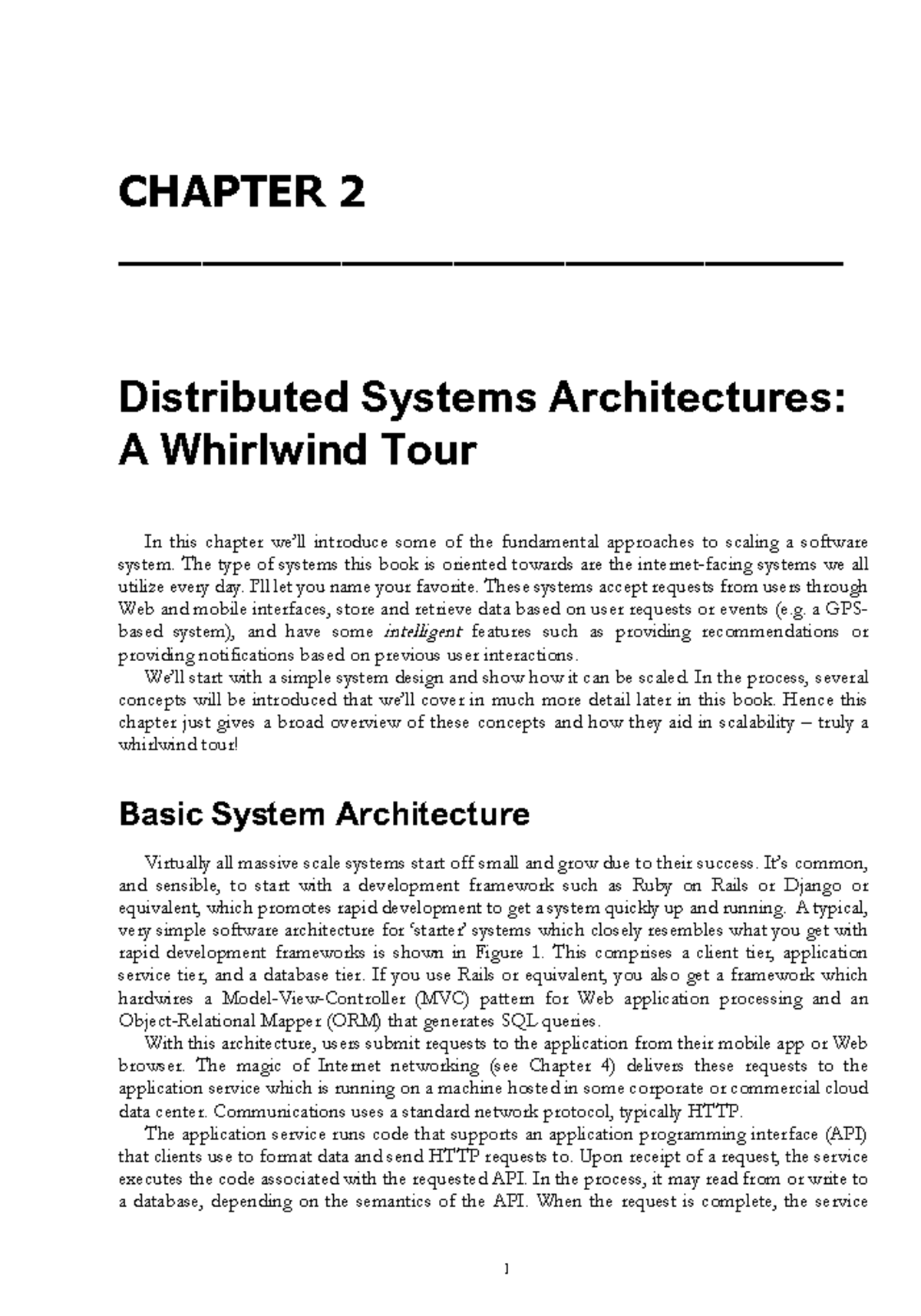 Chapter-2 - Foundations of Scalable Systems - 1 CHAPTER 2 ... Chapter-2 - Foundations of Scalable Systems - 1 CHAPTER 2 ...