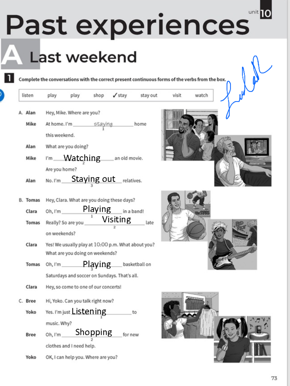 UNIT 10 PAST EXPERIENCES INGLES INTERMEDIO - Watching Stayingout ...