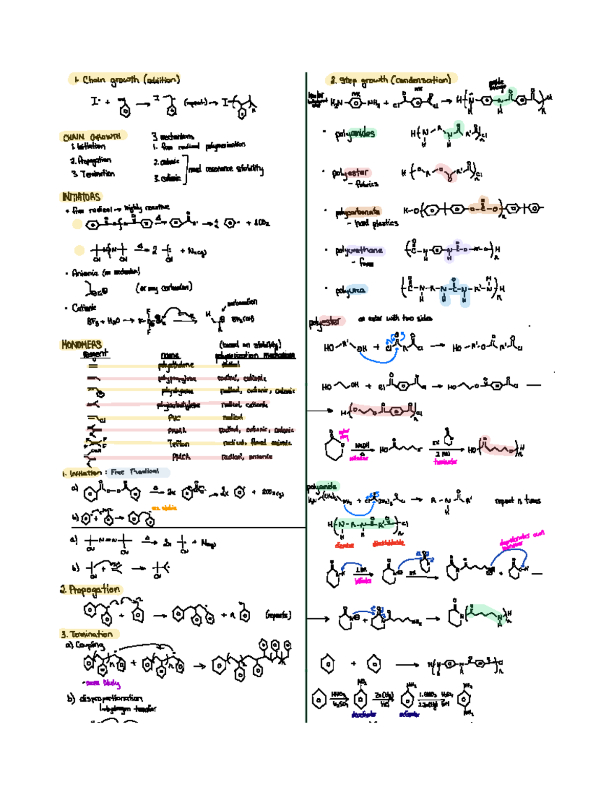 Chapter 26 Synthetic Polymers - CHEM 334/L - Studocu