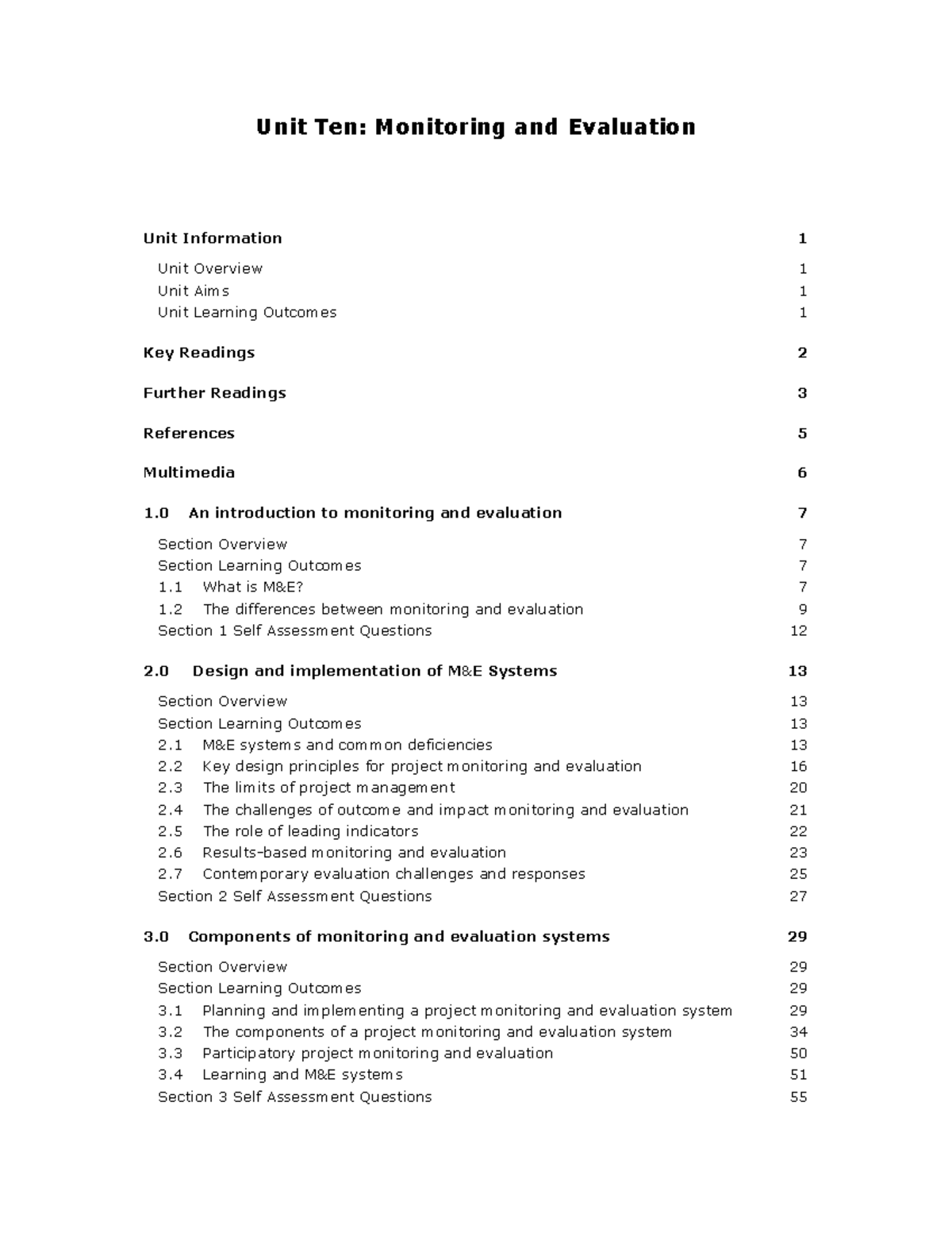 Project Monitoring and Evaluation - International Fund for Agricultural ...