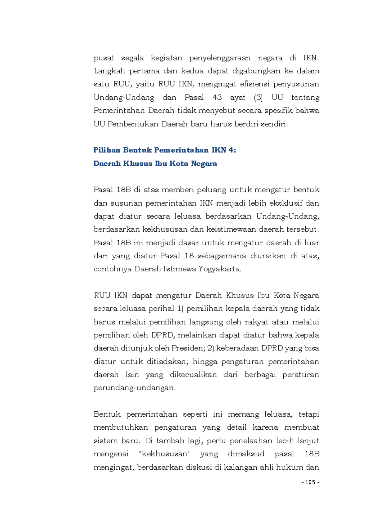 Makalah Sejarah Indo Bab -105 - 105 - pusat segala kegiatan penyelenggaraan negara di IKN ...