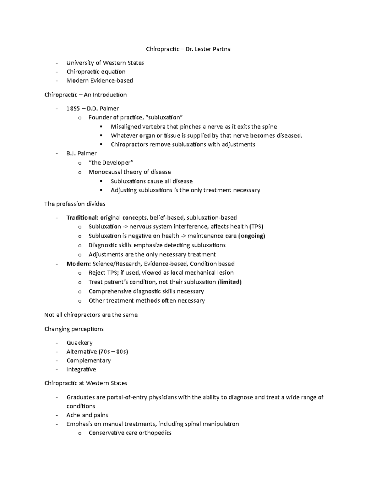 Intro to Health Day 11 - Amber Collins - Chiropractic – Dr. Lester ...