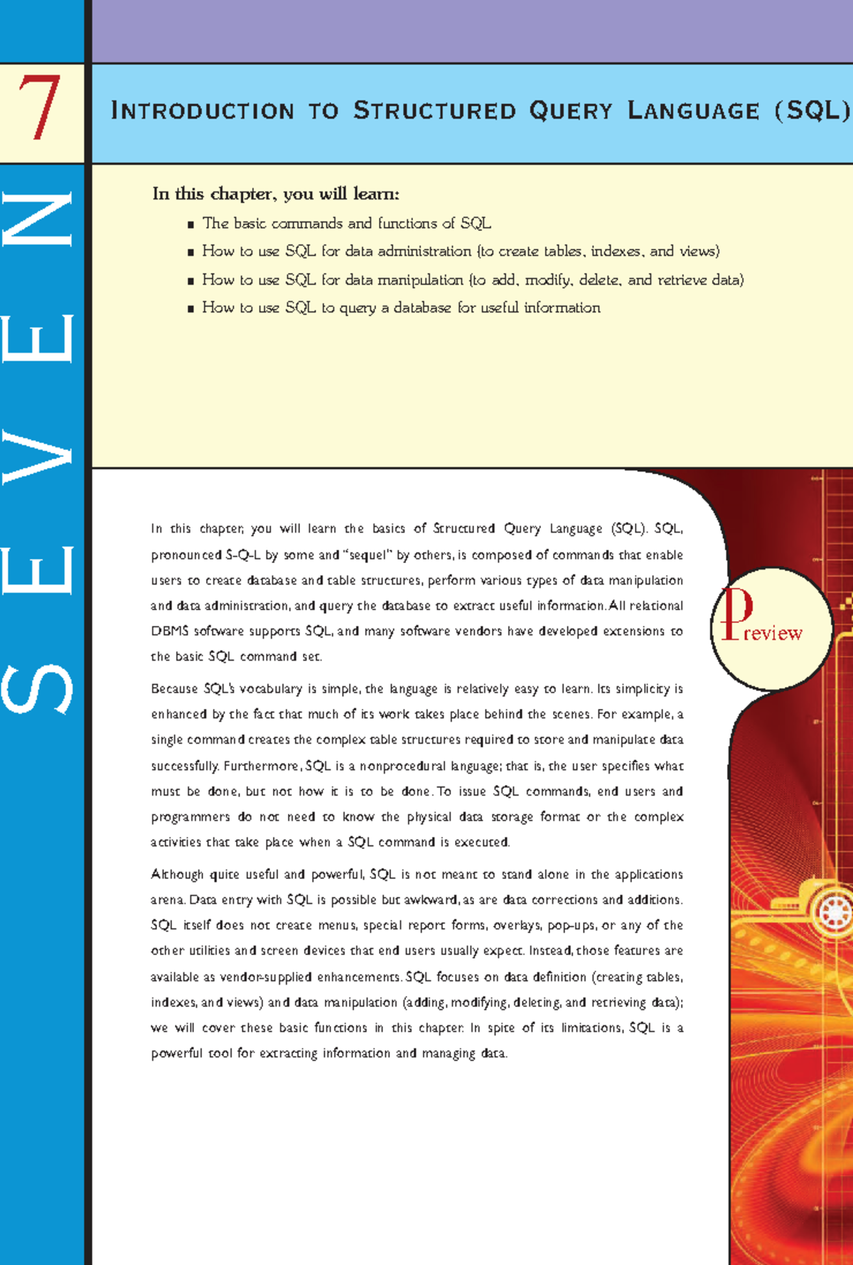 Chapter 07 Introduction To Structured Query Language StuDocu