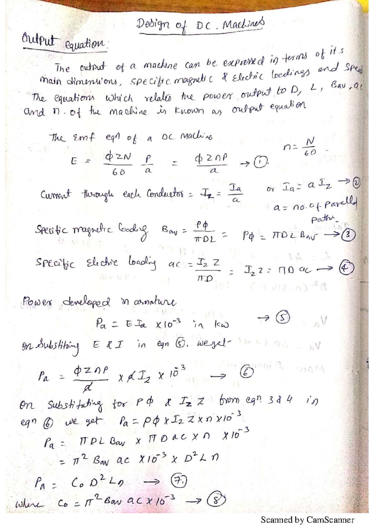 DC Machine - these are the best notes these are the best notes these ...