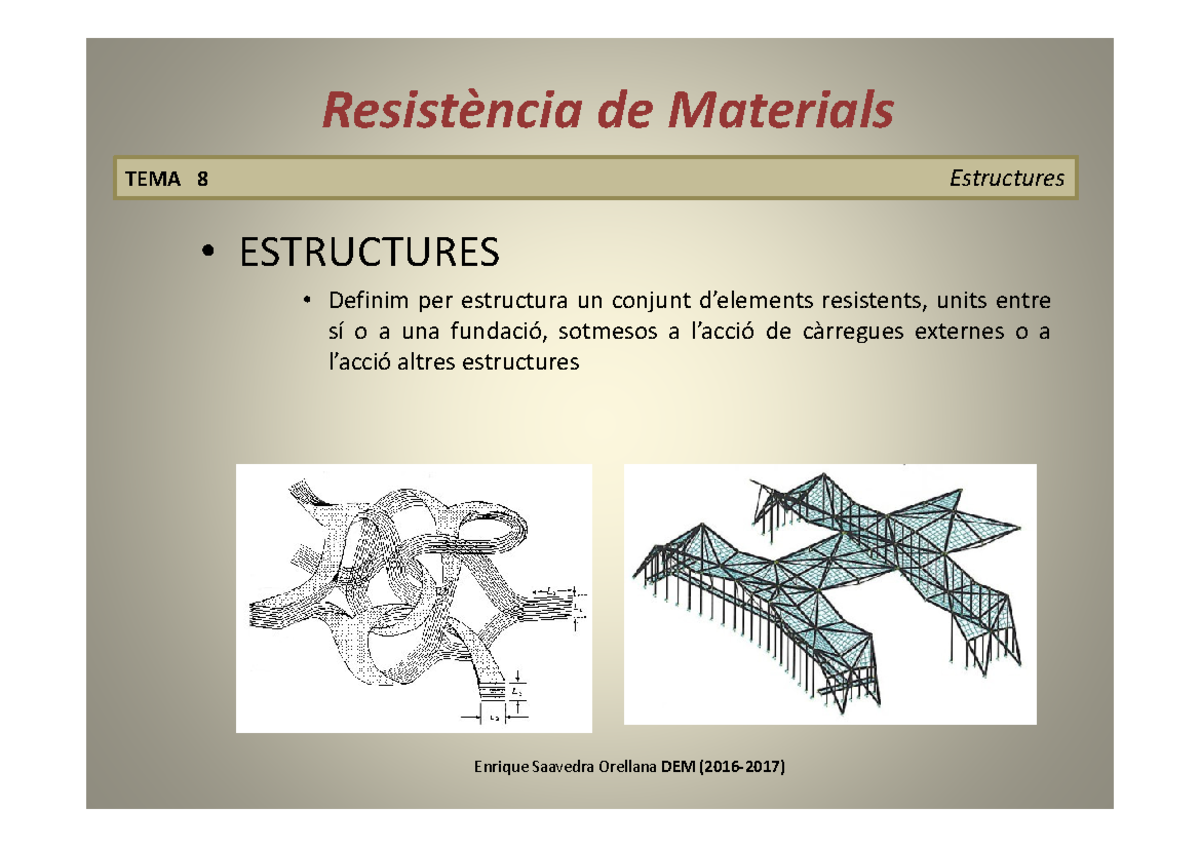 Tema 5 - Estructuras - TEMA 8 Estructures ESTRUCTURES Definim per ...