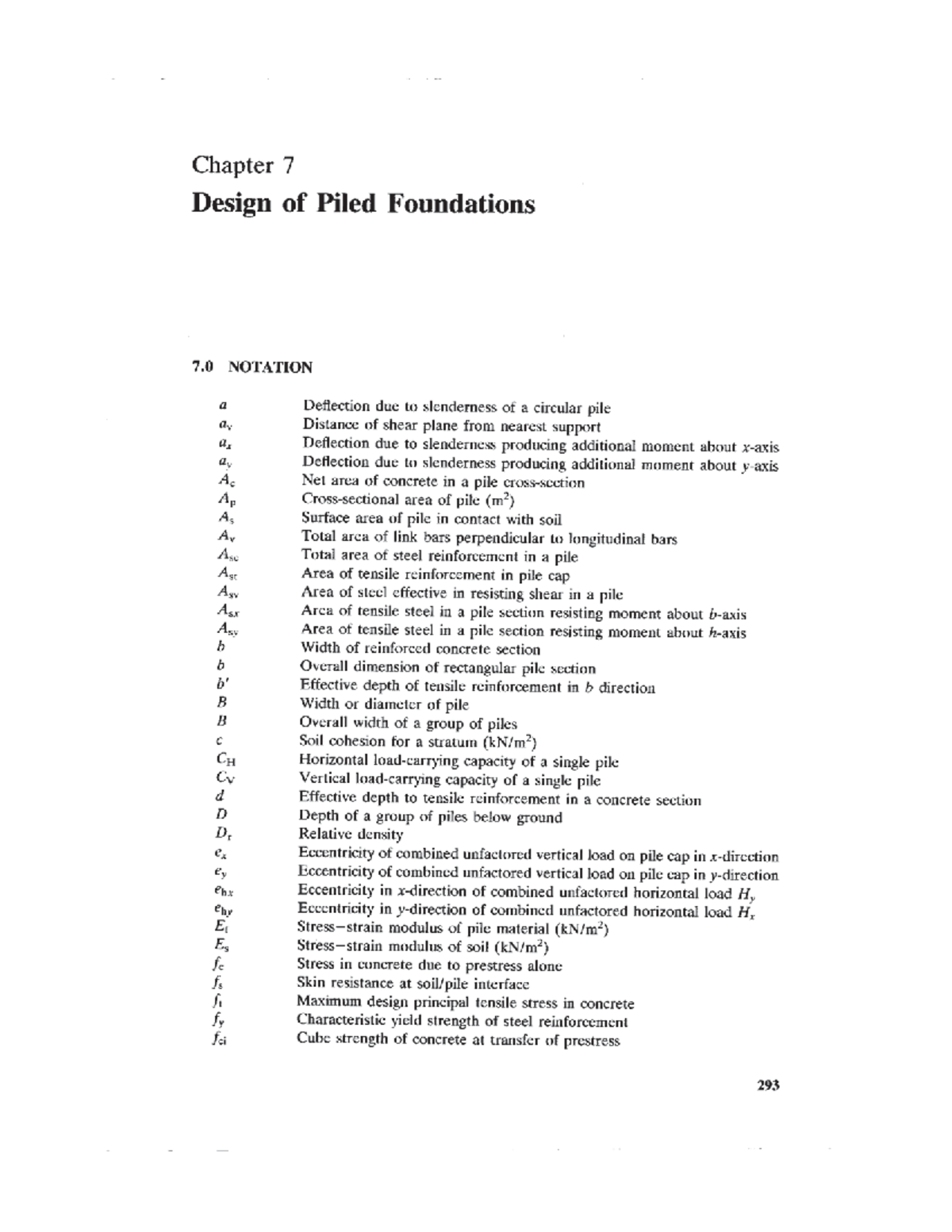 7 design of piled foundation - Civil Engineering - Studocu
