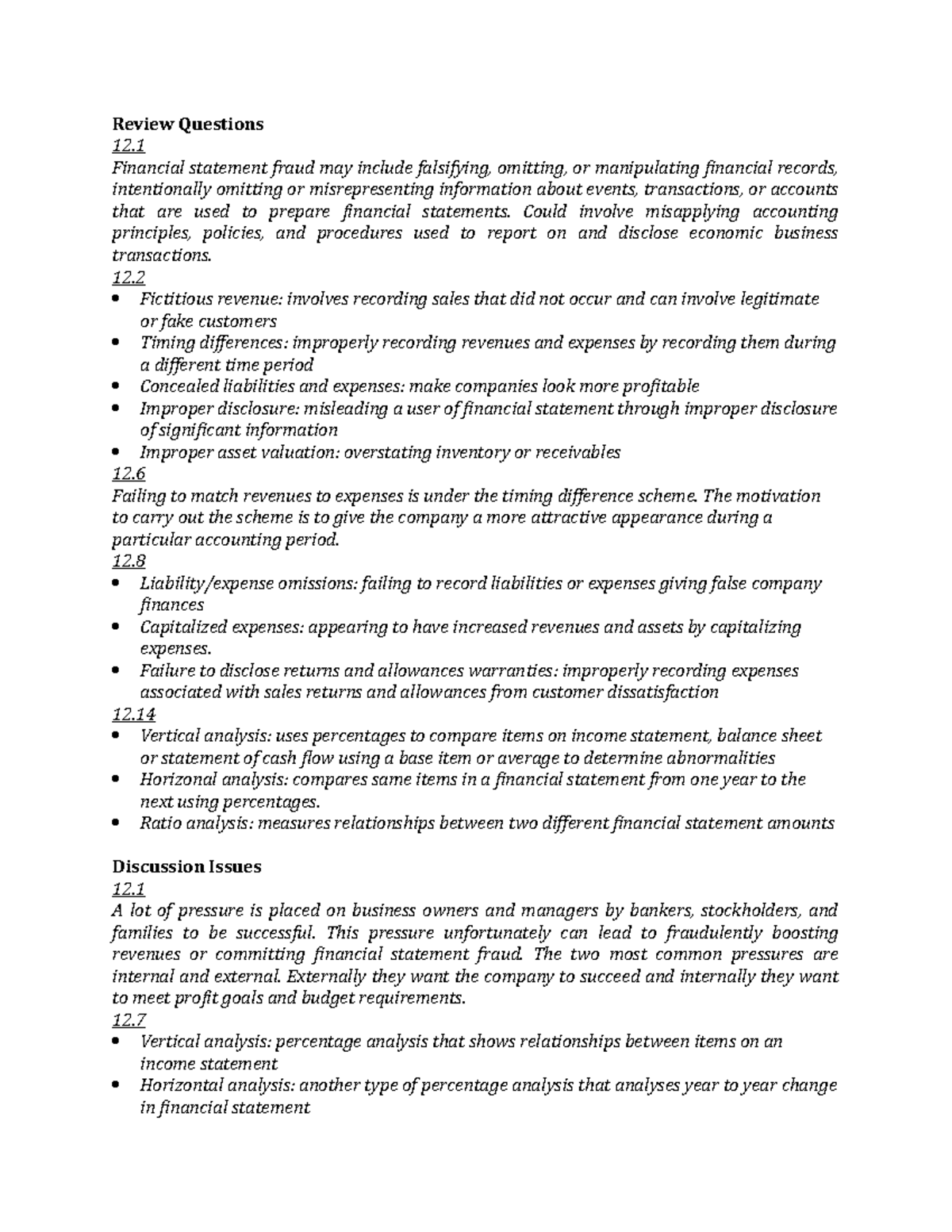 BA343 CHP12HW - chapter 12 homework required as coursework - Review ...