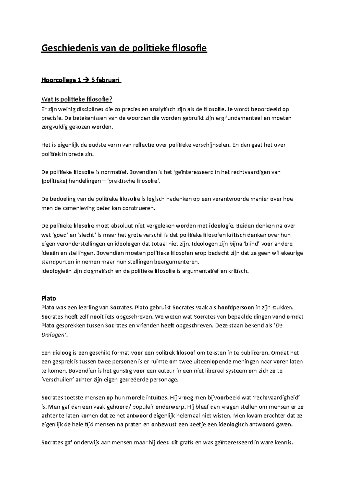 Geschiedenis van de politieke filosofie - Geschiedenis van de politieke ...