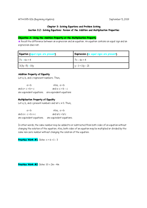 Beginning Algebra Notes Chapter 12 - MTH-095-026 (Beginning Algebra ...