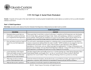 UNV 510 RS T3Social Work Disposition Worksheet - UNV-510 Topic 3 ...