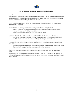 Rader GRA 280 Module Three Activity Template - Module Three Activity ...