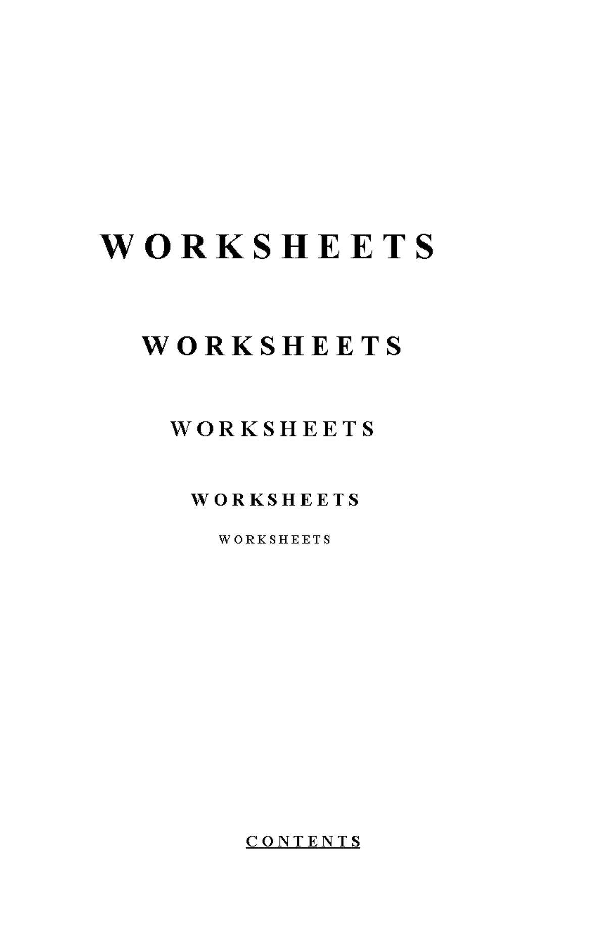 Genel-worksheets 11- Great Workbook - WORKSHEETS WORKSHEETS WORKSHEETS ...