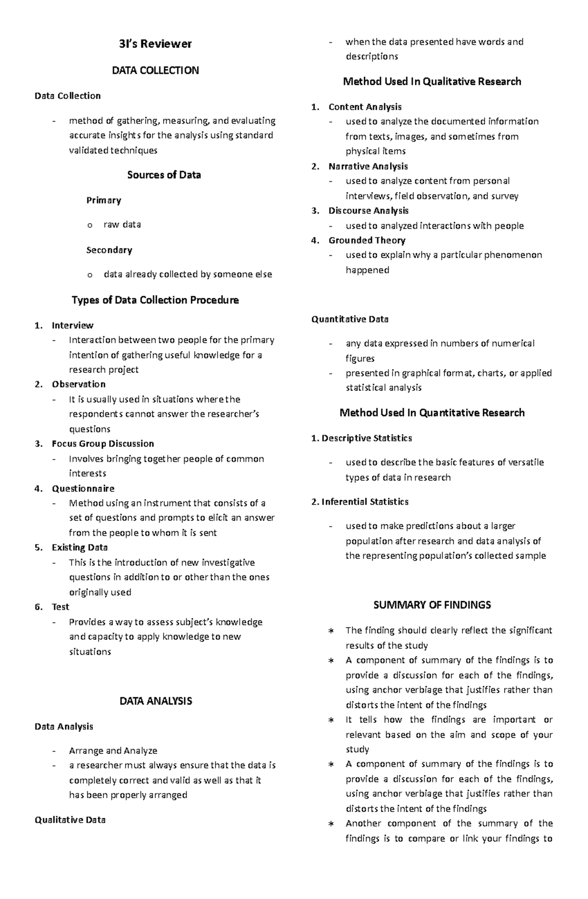 3I's reviewer p2 - Summary Media Literacy - 3I’s Reviewer DATA ...