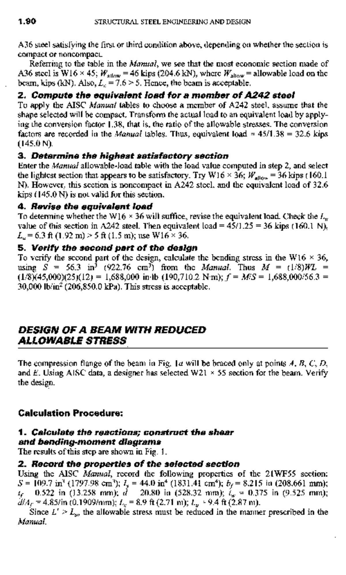 Handbook of civil engineering calculations 19 - A3 6 steel satisfying ...