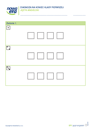 TEST DLA Ucznia JĘZ. ANG. KL. 2 MAJ 2021 - DIAGNOZA NA KONIEC KLASY ...