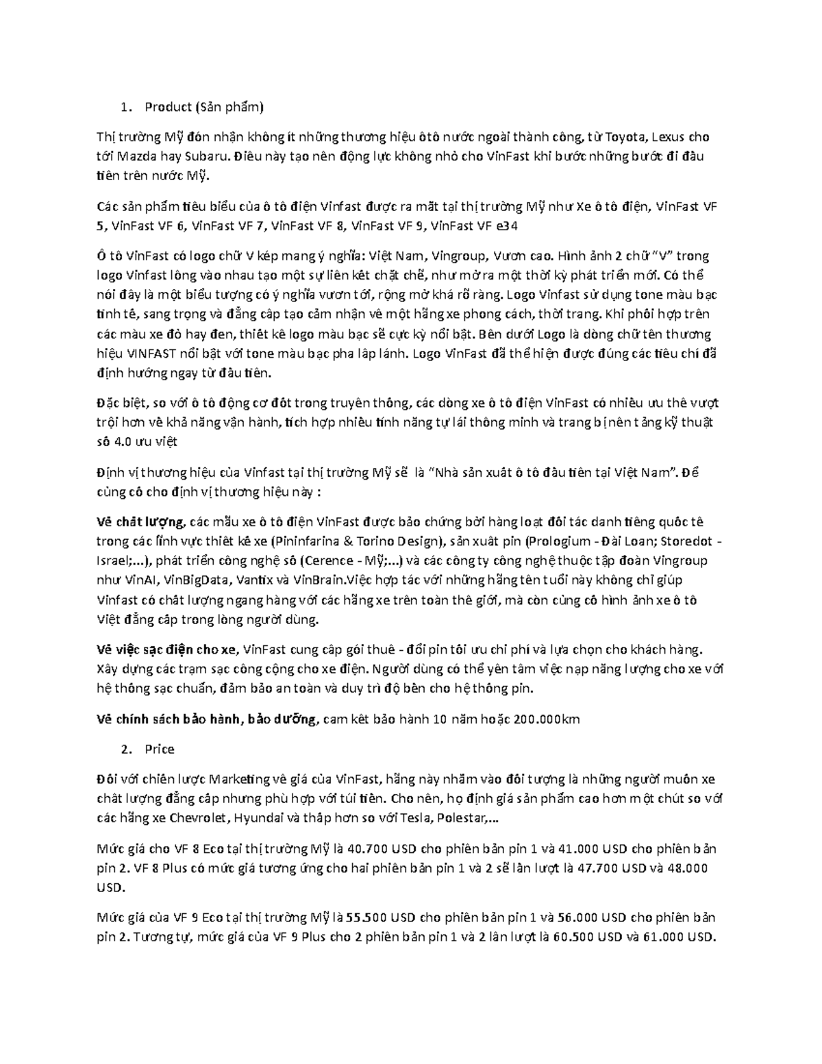 4ps mkt quuốc tế - jktjtyth - Product (S n ph mả ẩ ) Th trị ường Mỹỹ đón nh n không ít nh ậ ững ...