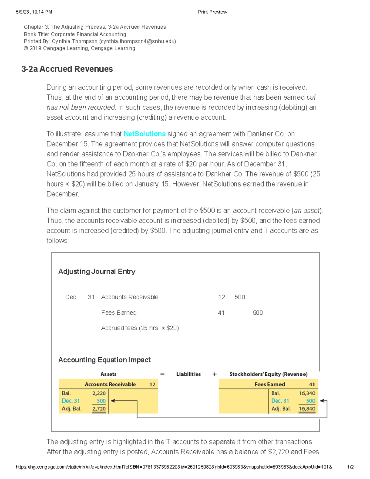3-2a Mind Tap - Cengage Learning - 5/9/23, 10:14 PM Print Preview - Studocu