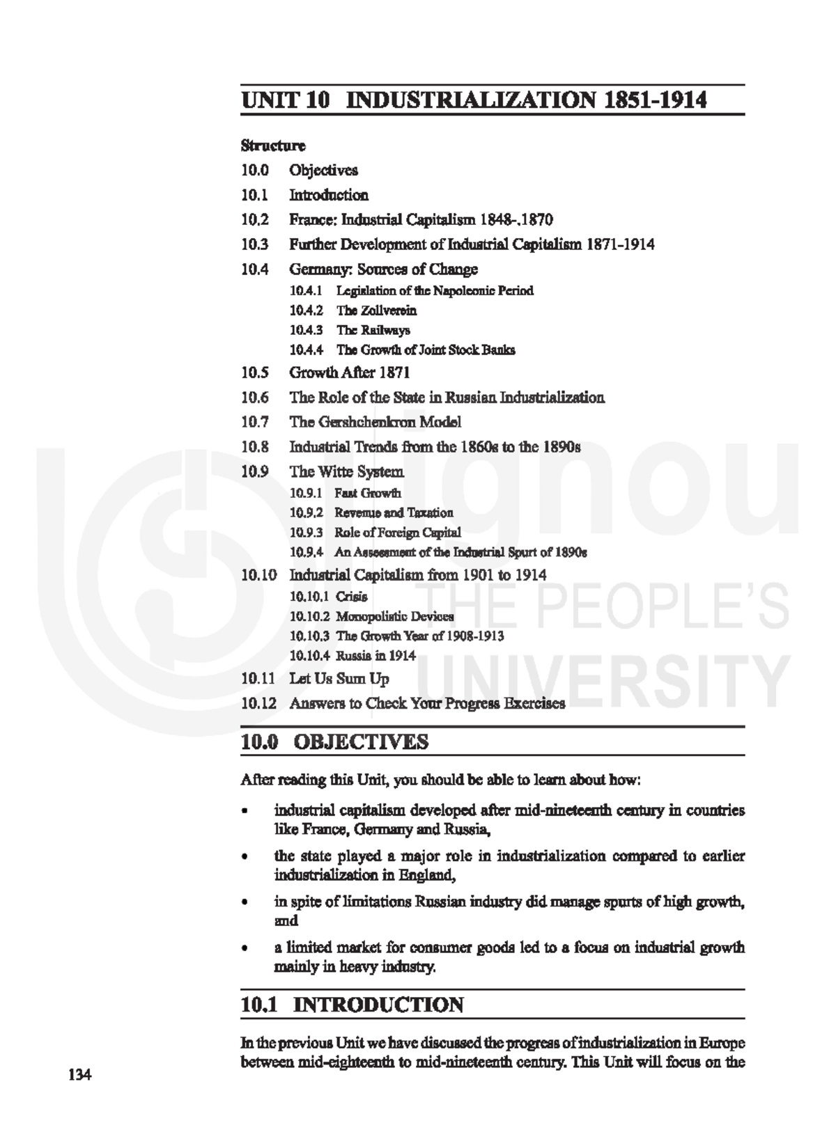 Unit-10 industrialisation 1851 onwards - BA History Hons - CBCS - Studocu