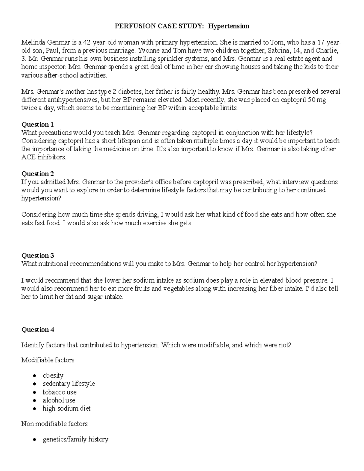 Perfusion CASE Study Hypertension - PERFUSION CASE STUDY: Hypertension ...