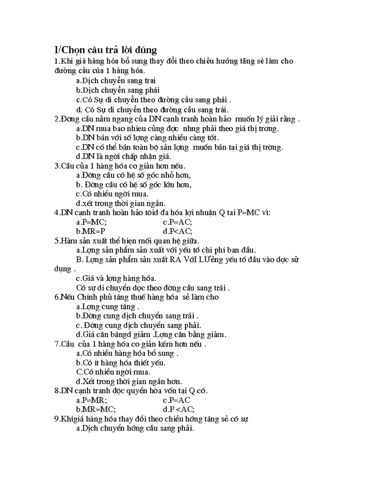 [123doc] - trac-nghiem-kinh-te-vi-mo-co-dap-an[123doc] - - Studocu